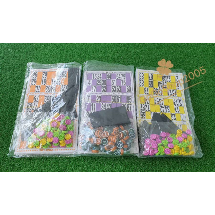 High Quality Bingo Lotto Lottery Toy 16 Cards Set (Vietnamese) | Shopee ...