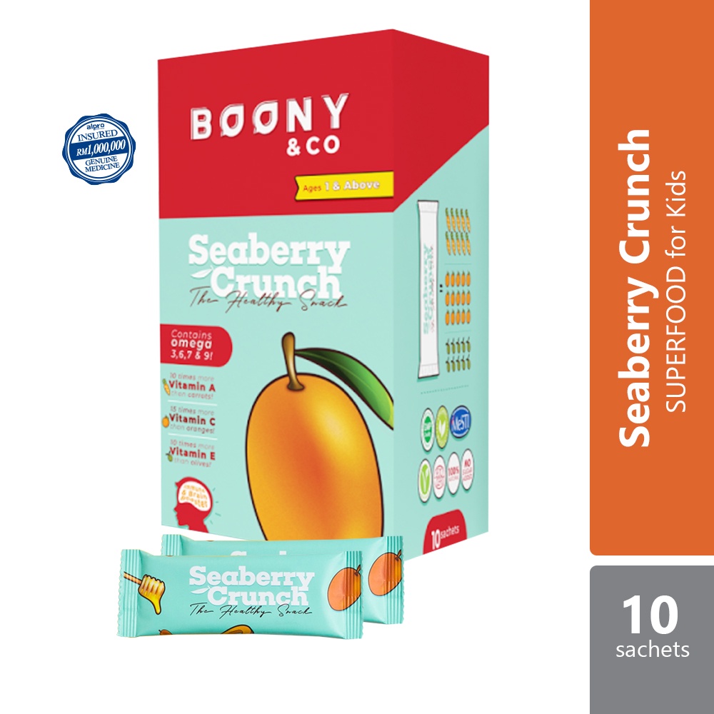 Boony & Co Seaberry Crunch Introductory Pack (10S) - Superfood for kid ...