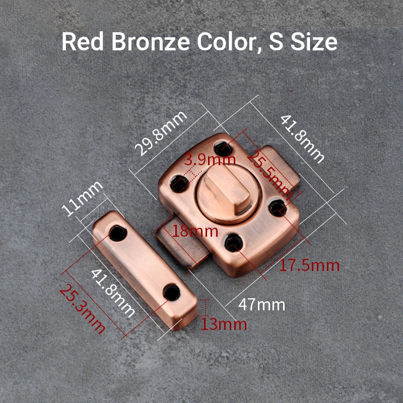 Home Security Door Lock Rotate Bolt Latch Gate Latches Door Slide Lock ...