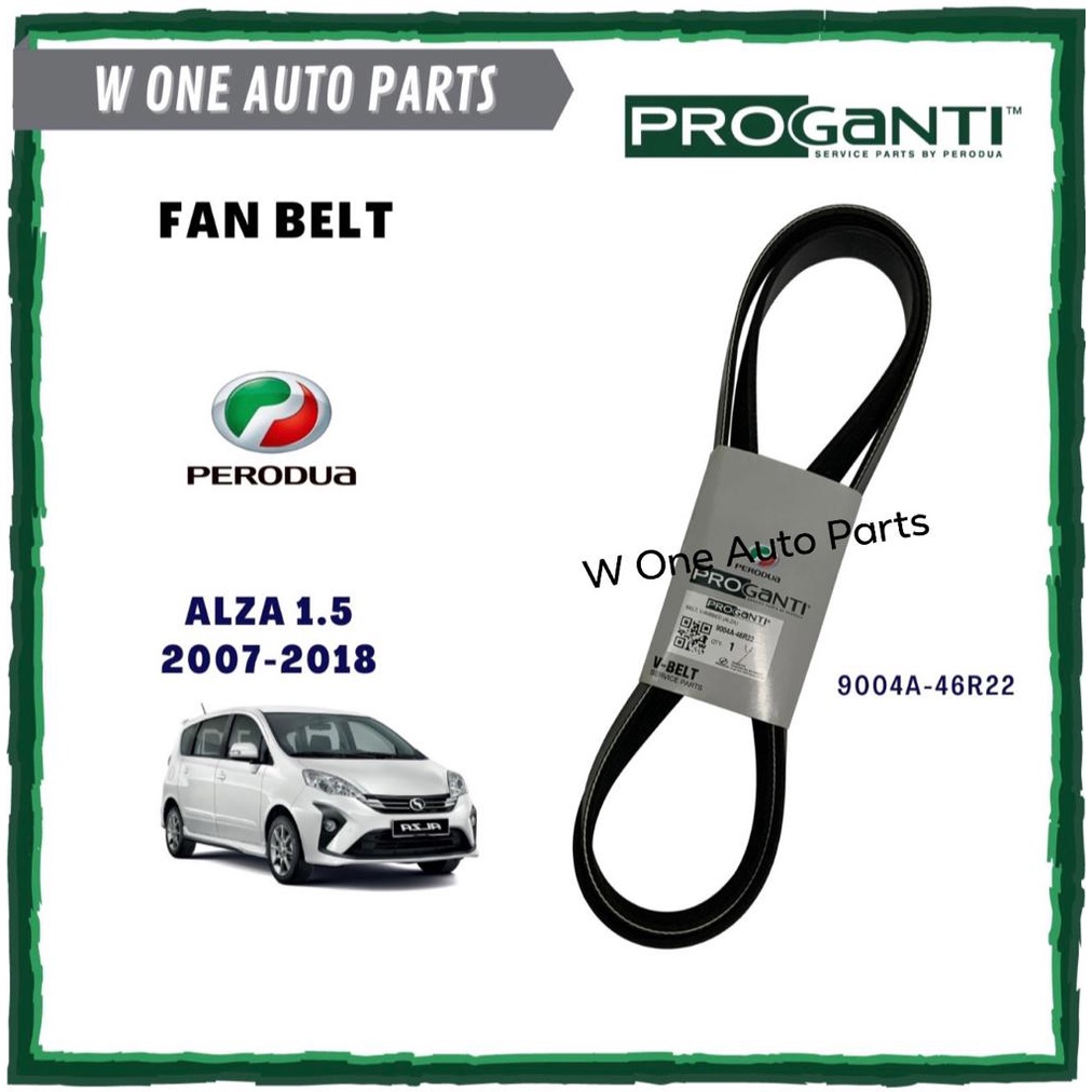 Proganti Fan Belt - Perodua Alza 1.5 2007-2018/Perodua Myvi 2005-2010 ...