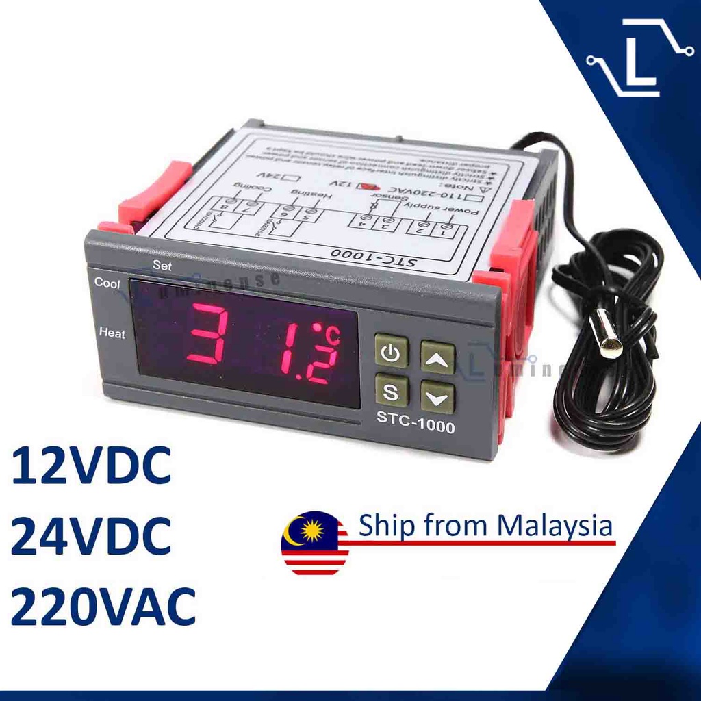 [Luminense] STC-1000 STC1000 Thermostat Incubator Digital Temperature Regulator Controller ...