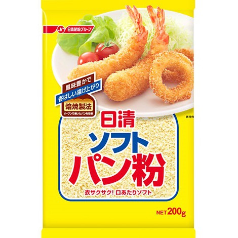 Nisshin Soft Panko Powder 200g 日清 炸麵包粉 200克 日清 ソフト パン粉 200g | Shopee ...
