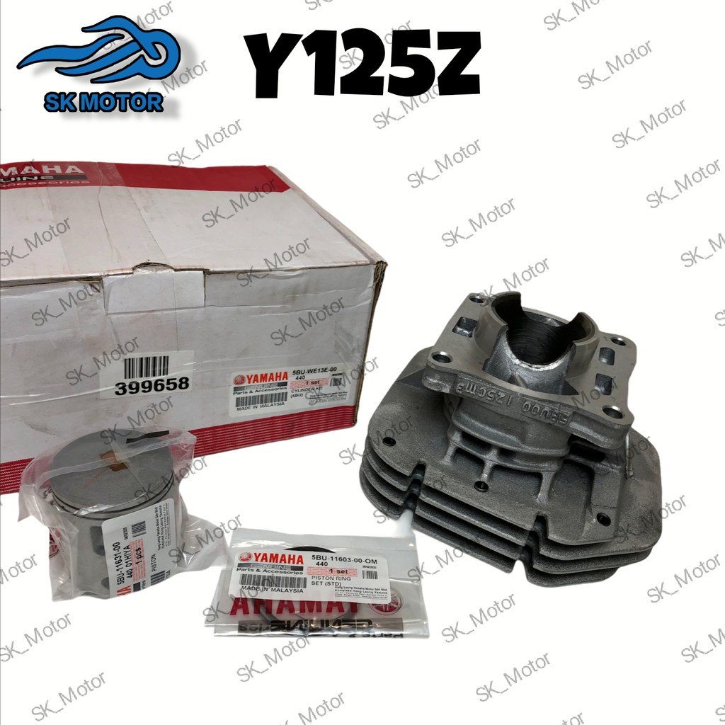 Yamaha Y125Z Y125ZR 125Z 125ZR Y125 Original Cylinder Block Set With Piston Ring Block Only 5BU ...