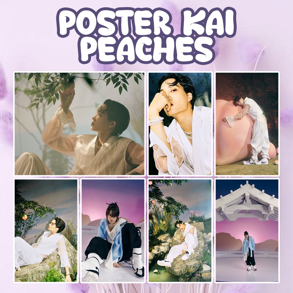 Exo KAI PEACHES Poster | Kpop Poster A4 A5 A6 (Part B) | Shopee Malaysia