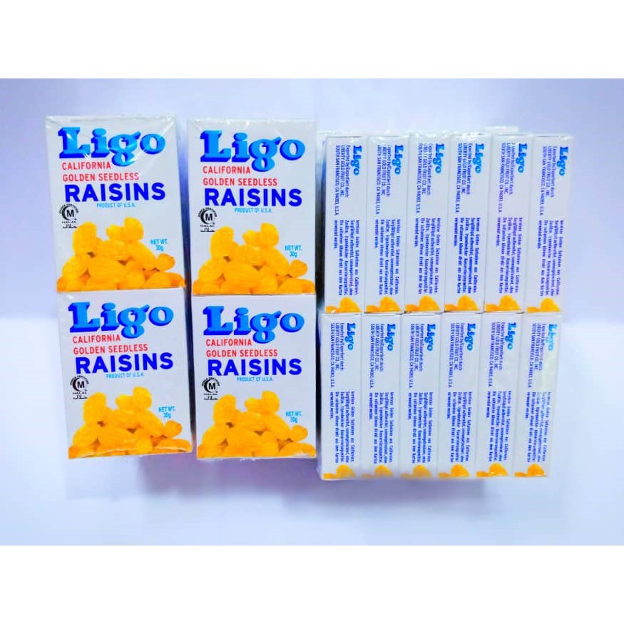 Ligo California Seedless Raisins (30g x 6 Packs) | Shopee Malaysia