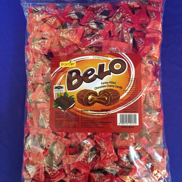 Frontier Belo Chocolate Chewy Candy ±300 ’s Childhood Snacks Makanan ...