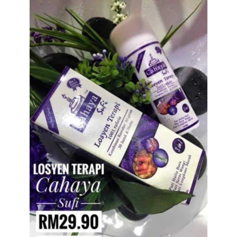 LOSYEN CAHAYA SUFI losyen terapi 1001 rahsia (ready stock) with gift 🎁 ...