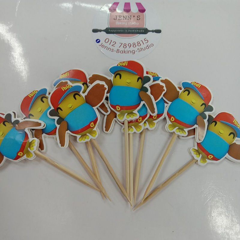 [Ready Stock] DIDI & FRIENDS 10 Pieces Cake Topper Original by Didi and ...