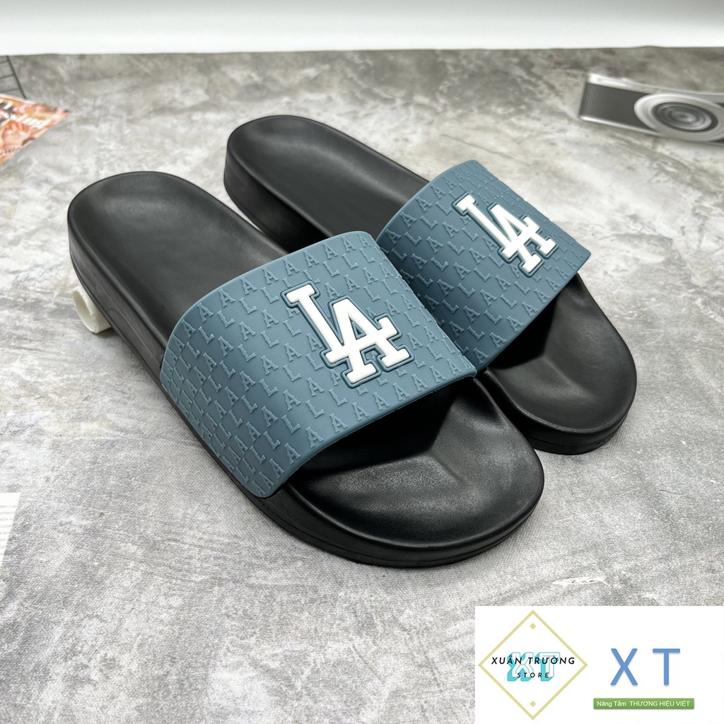 Fashionable Horizontal Strap Rubber Sandals For Men And Women With Mlb ...