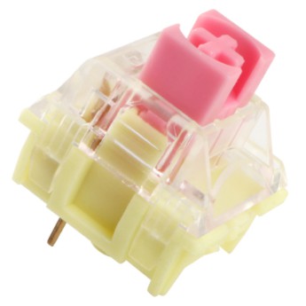TTC Gold Pink Linear Switch Mechanical Gaming Keyboard Switches (70/90 ...