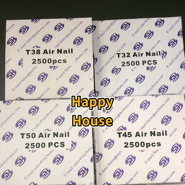 🎉T32 T38 T45 T50 Air Nail Refill Air 1BOX 2500Pcs | Shopee Malaysia