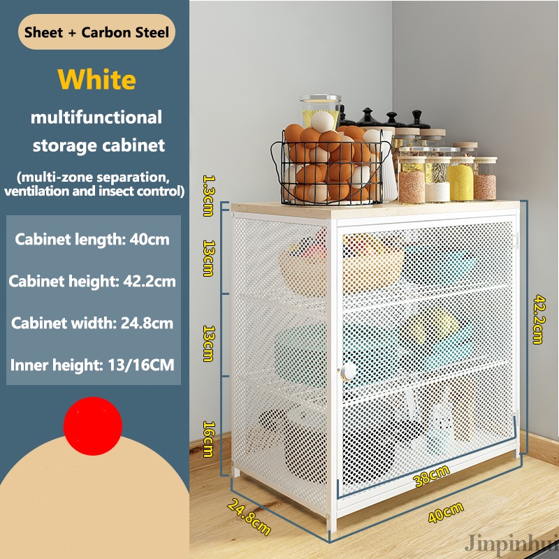 【Ready Stock】Multi-layer Kitchen Storage Cabinet Tableware Shelf ...