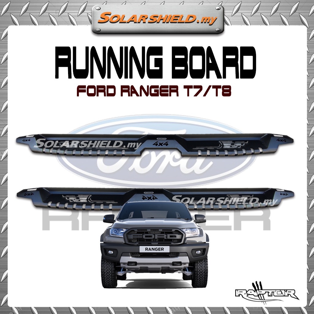 Ford Ranger T7/T8,Wildtrack,Raptor Option Side Step Running Board ...