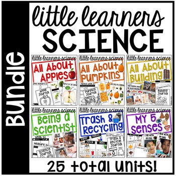 Printable * Little Learners Science BUNDLE (for preschool, pre-k, and ...