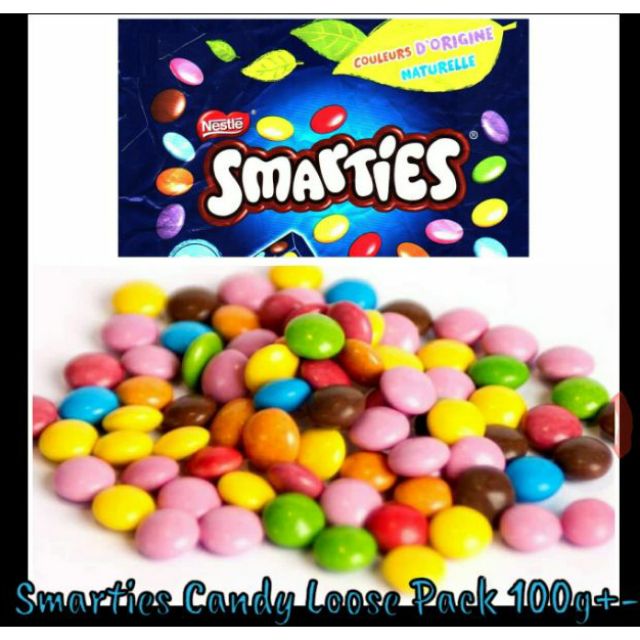 Smarties Candy Loose Pack 100g+- | Shopee Malaysia