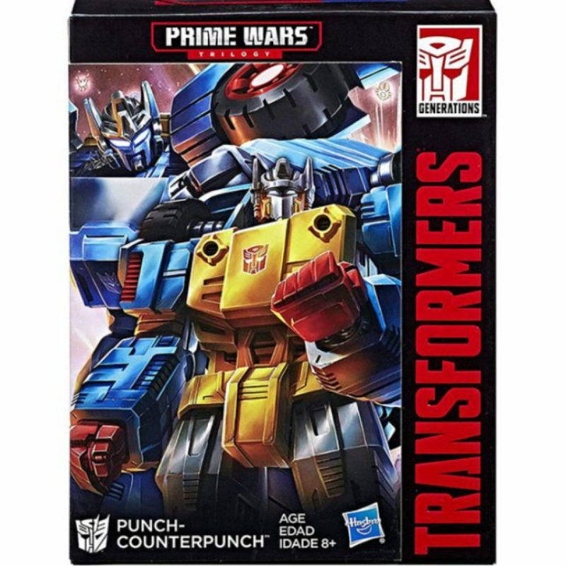 Transformers Power of The Primes Deluxe Punch-Counterpunch | Shopee ...