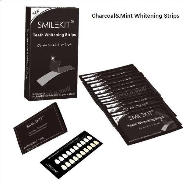 Ori SMILEKIT 5D Teeth Whitening Strips 5D/Charcoal/Sakura Whiten Smile ...
