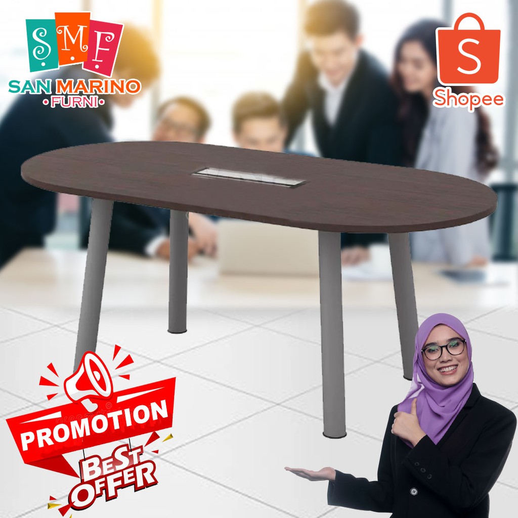 DECO 6 FEET OFFICE TABLE OFFICE DESK OFFICE MEETING TABLE DISCUSSION ...