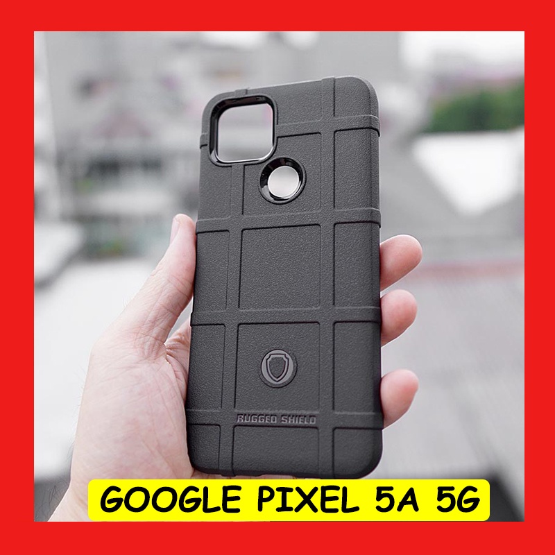 Google Pixel 5A 5G - Rugged Shield Armor TPU Soft Case Casing Cover ...