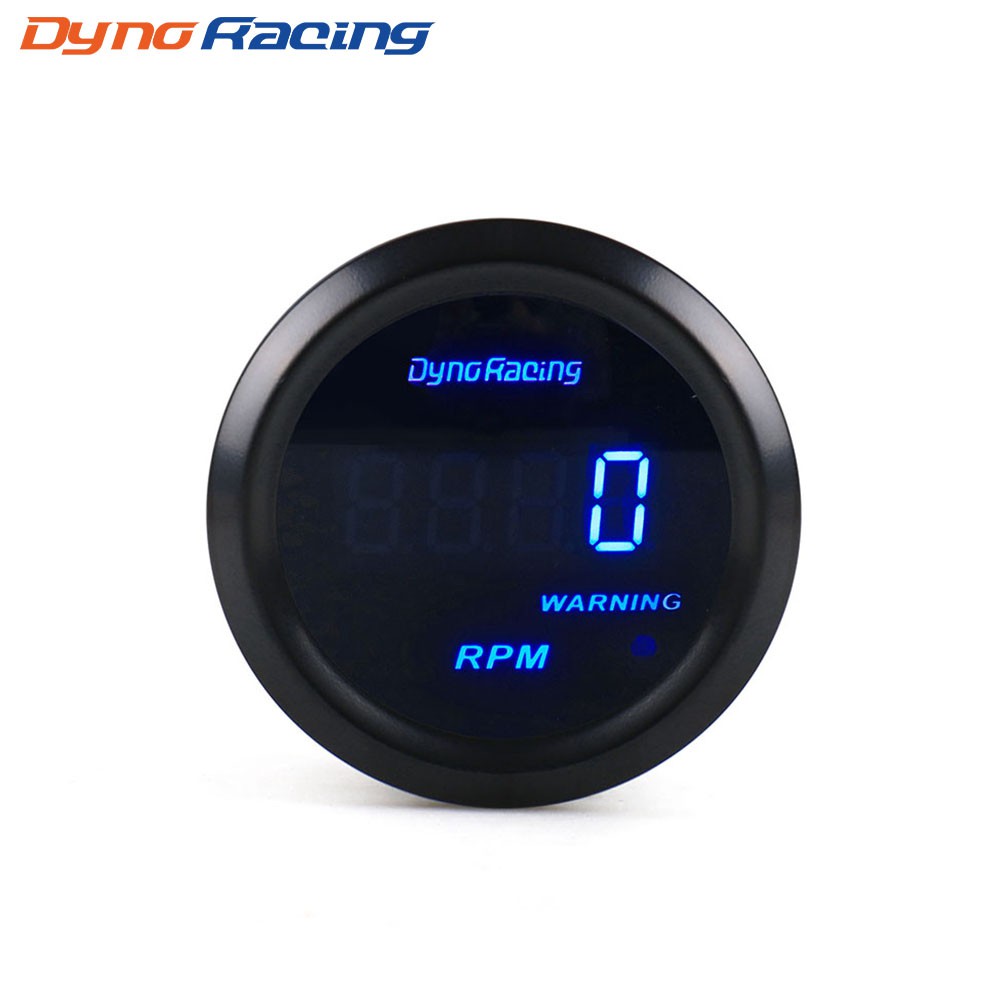 Dynoracing Car Tachometer 2" 52mm RPM gauge Digital tachometer 0-9000 ...