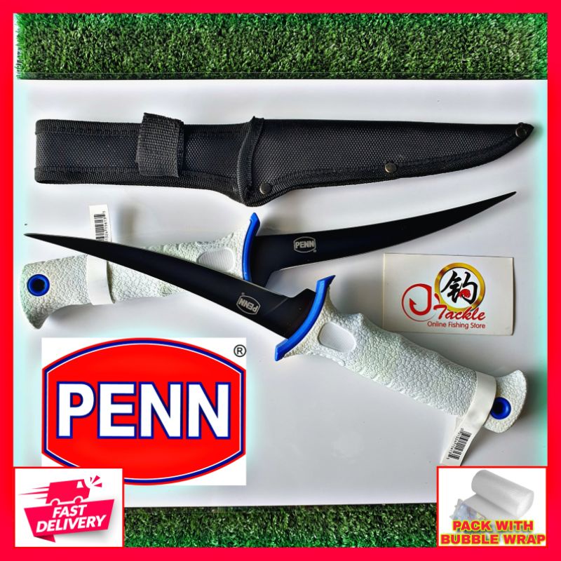 PENN Black Nickel Titanium Coated Fillet Knife - 6" (100% Original ...