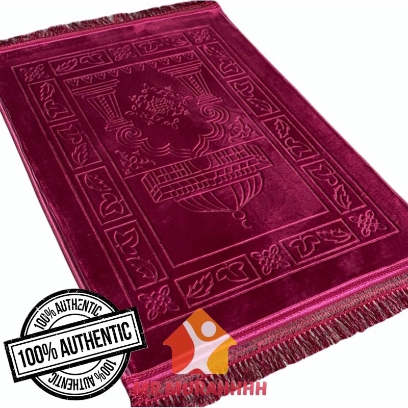 Sejadah Gebu Tebal Lembut murah - Sejadah Muka plain Prayer rag ...