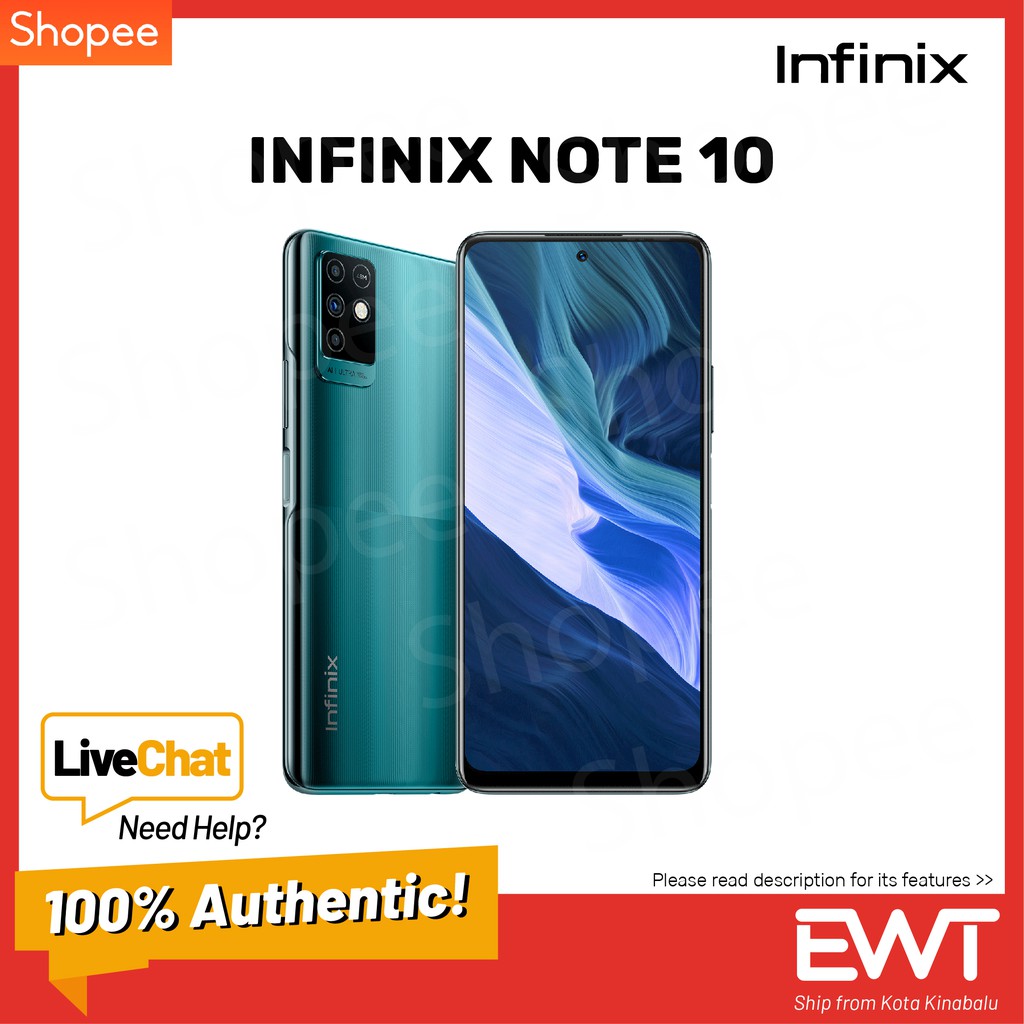 Gaming Phone Infinix Note 10 6GB+128GB | 180Hz Sampling Rate | Helio G85 100% GENUINE! | Shopee ...