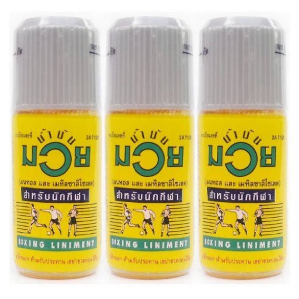 MUAY THAI BOXING LINEMENT OIL FAMOUS THAILAND NANMAM BRAND 15ml,60ml ...