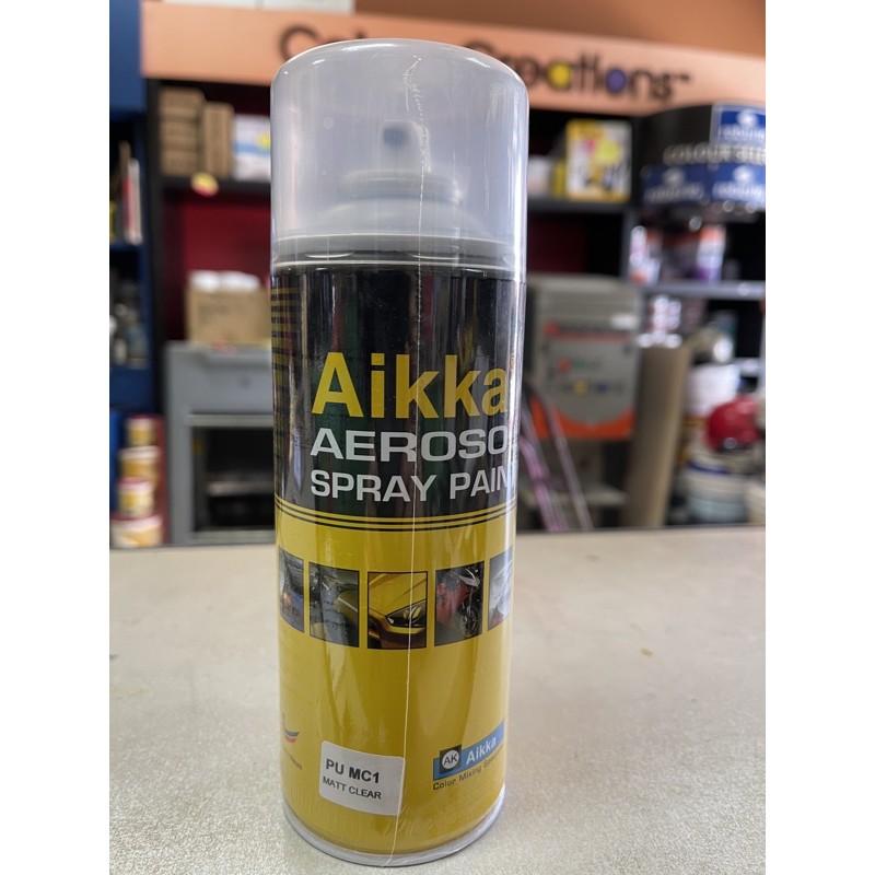 400ml e AIKKA 1K MATT CLEAR AEROSOL SPRAY TIN | Shopee Malaysia