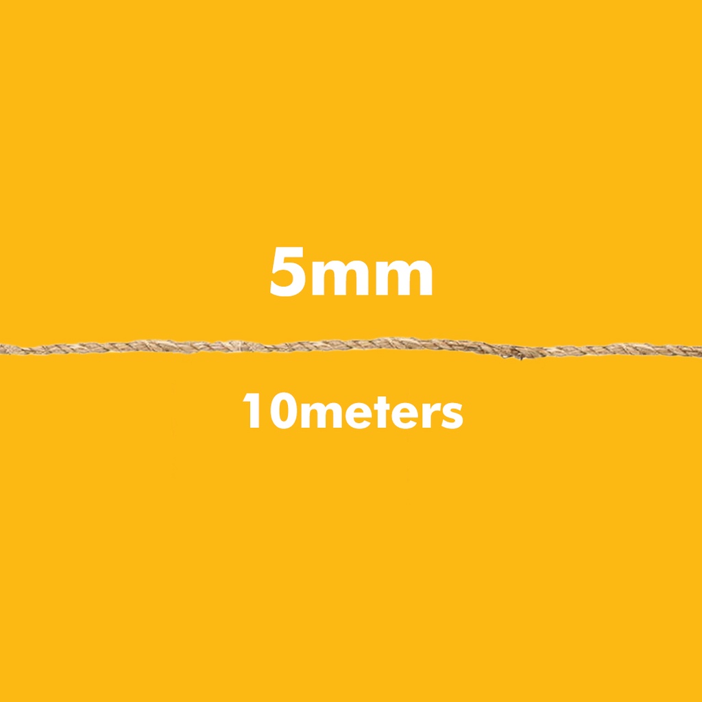 PACKMAN Hemp Rope Twine Cord Jute String Tali Guni Tali Rami Kucing DIY ...