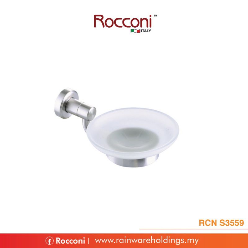 RCN S3559 : Soap holder c/w frosted dish (Satin finishing) | Shopee Malaysia
