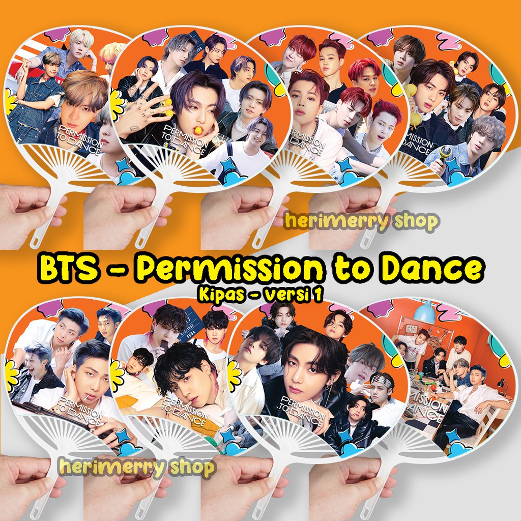 Bts Persian to Dance fan version 1- ARMY Merchandise Hand fan KPOP ...
