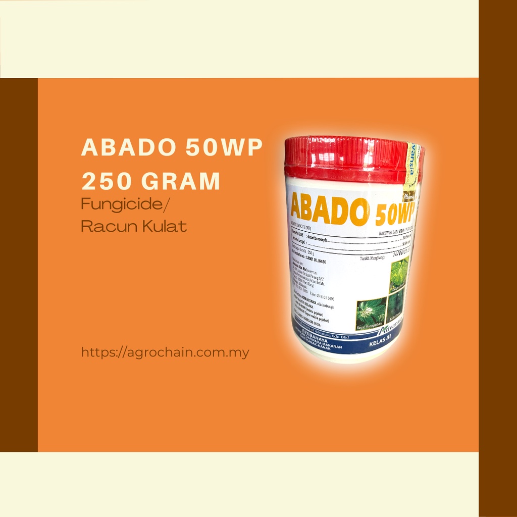ADVANSIA - ABADO 50WP - 250 GRAM (RACUN KULAT/杀菌剂/FUNGICIDE) mengawal kulapuk hawar phytophthora ...