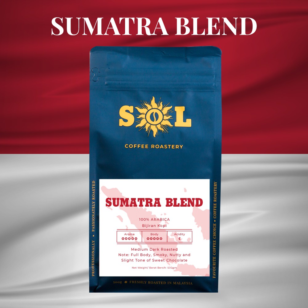 💯% Arabica Coffee Bean (SOL Sumatra Blend)- Freshly Roasted | Shopee ...
