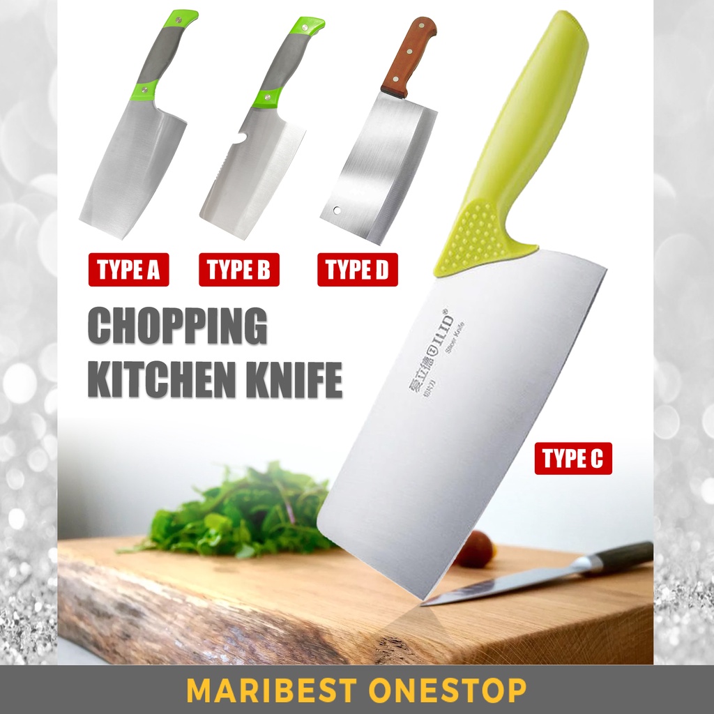 Stainless Steel Kitchen Knife Butcher Knife Chopping Knife Cleaver ...