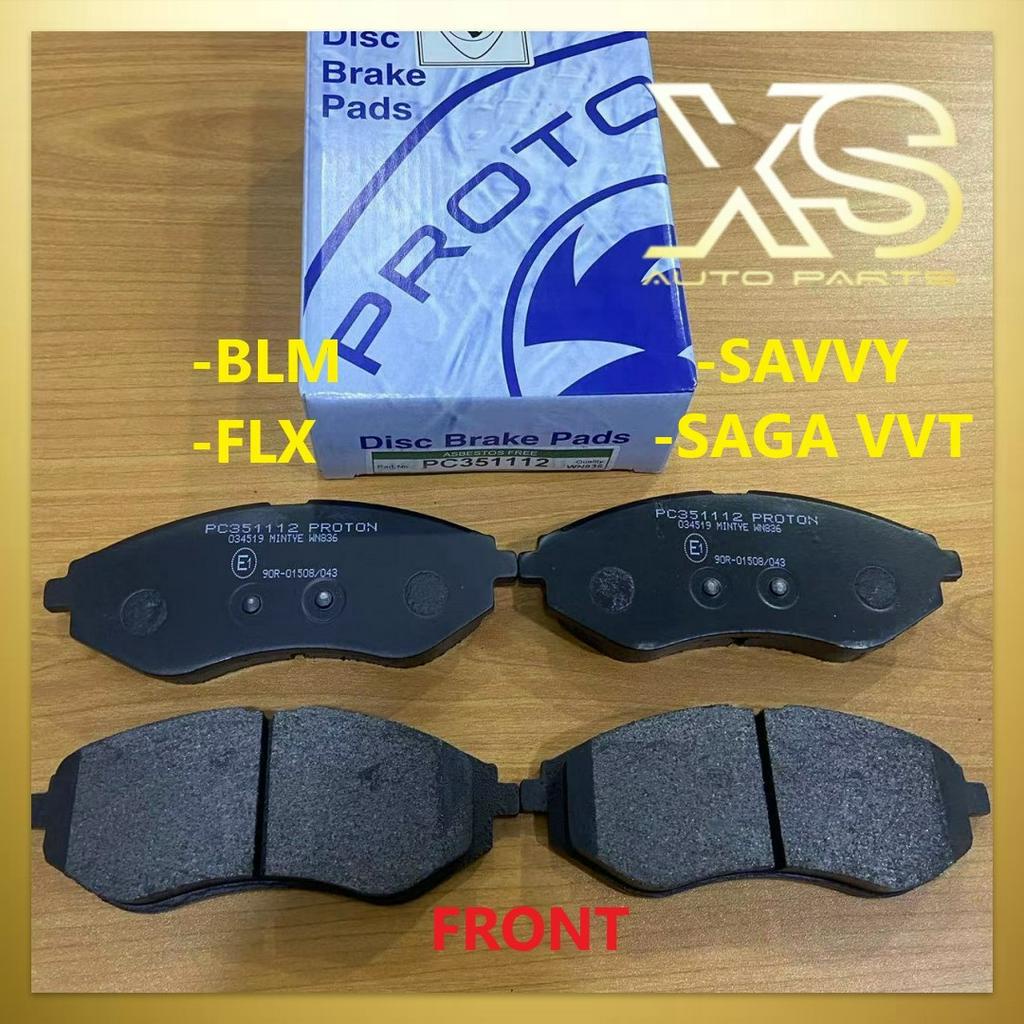 GENUINE PROTON Front Brake Pad - Proton Saga VVT/BLM/FLX/FL 2006>2018 ...