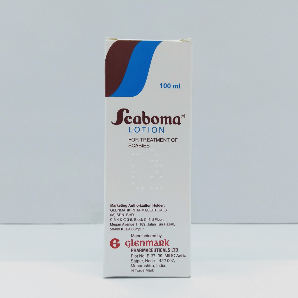 Scaboma Lotion For Scabies Treatment 100ml exp22.11 | Shopee Malaysia