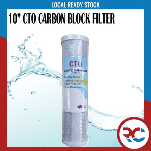 【𝗟𝗢𝗖𝗔𝗟 𝗥𝗘𝗔𝗗𝗬 𝗦𝗧𝗢𝗖𝗞】10 INCH CTO CARBON BLOCK FILTER CARTRIDGE | Shopee ...