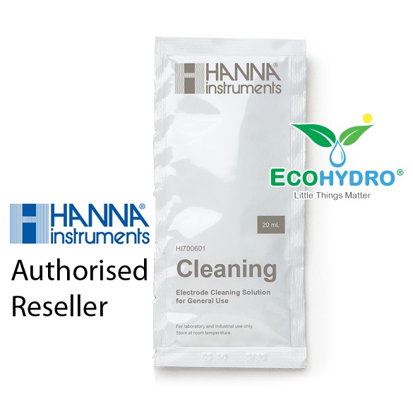 Hanna General Purpose Cleaning Solution (20 mL) HI700601P for pH and ...