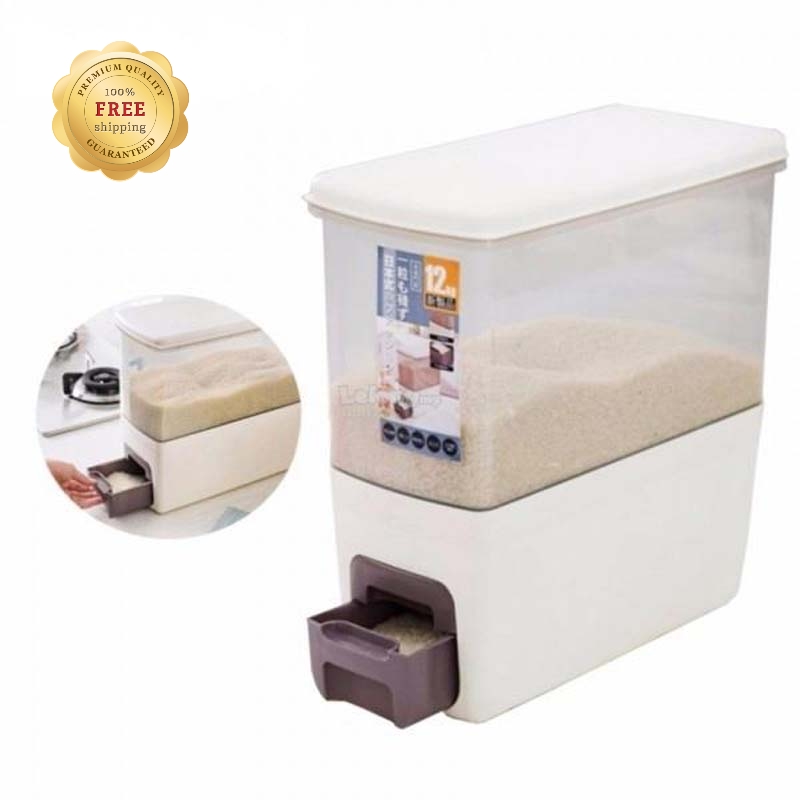 Japanese Rice Dispenser Food Storage Container Box 12kg | Shopee Malaysia