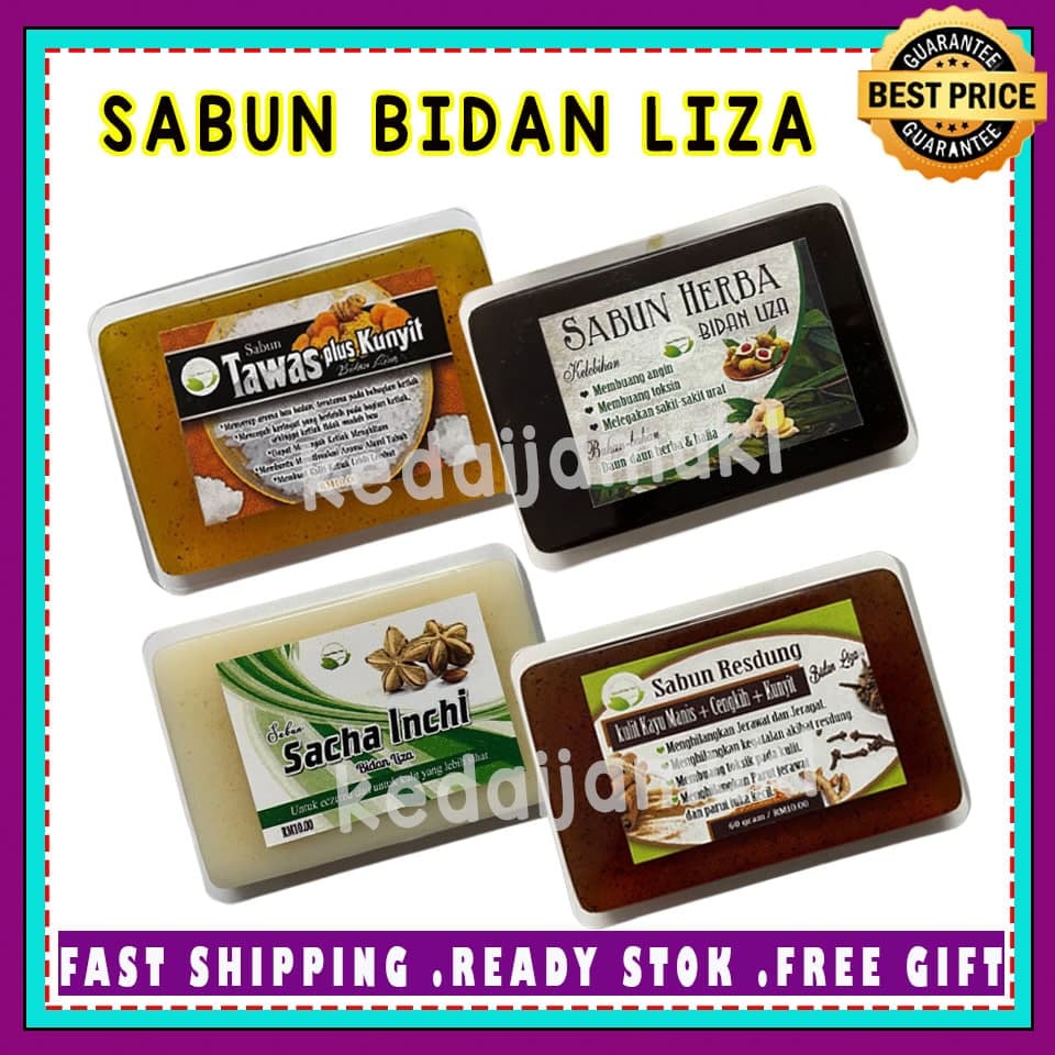 Sabun Bidan Liza - Sabun Sacha Inchi , Sabun Tawas , Sabun Gelenggang ...
