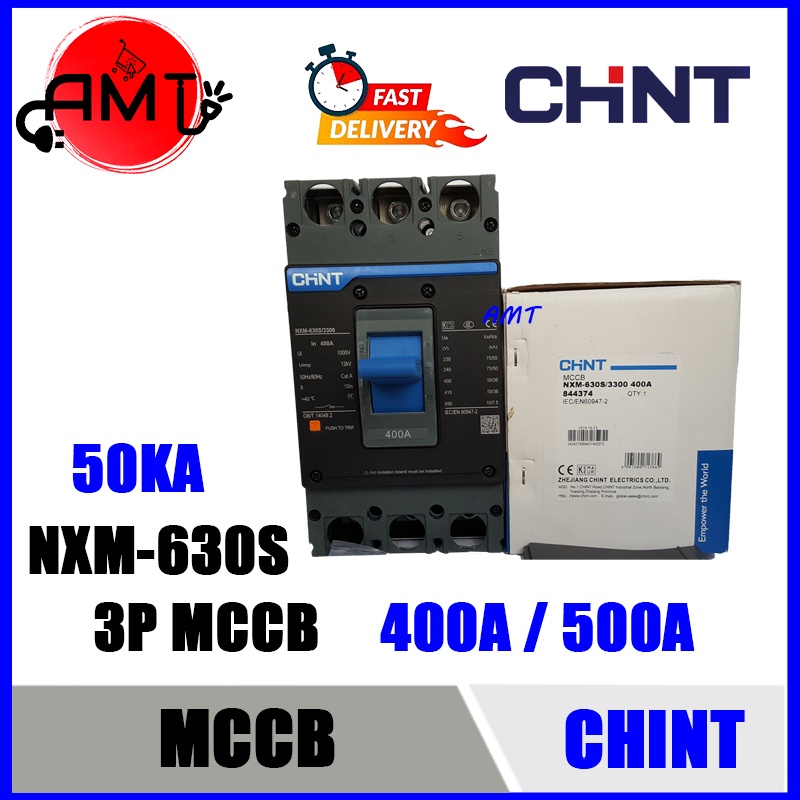 CHINT MCCB 3P NXM-630S 50KA 400A 500A | Shopee Malaysia
