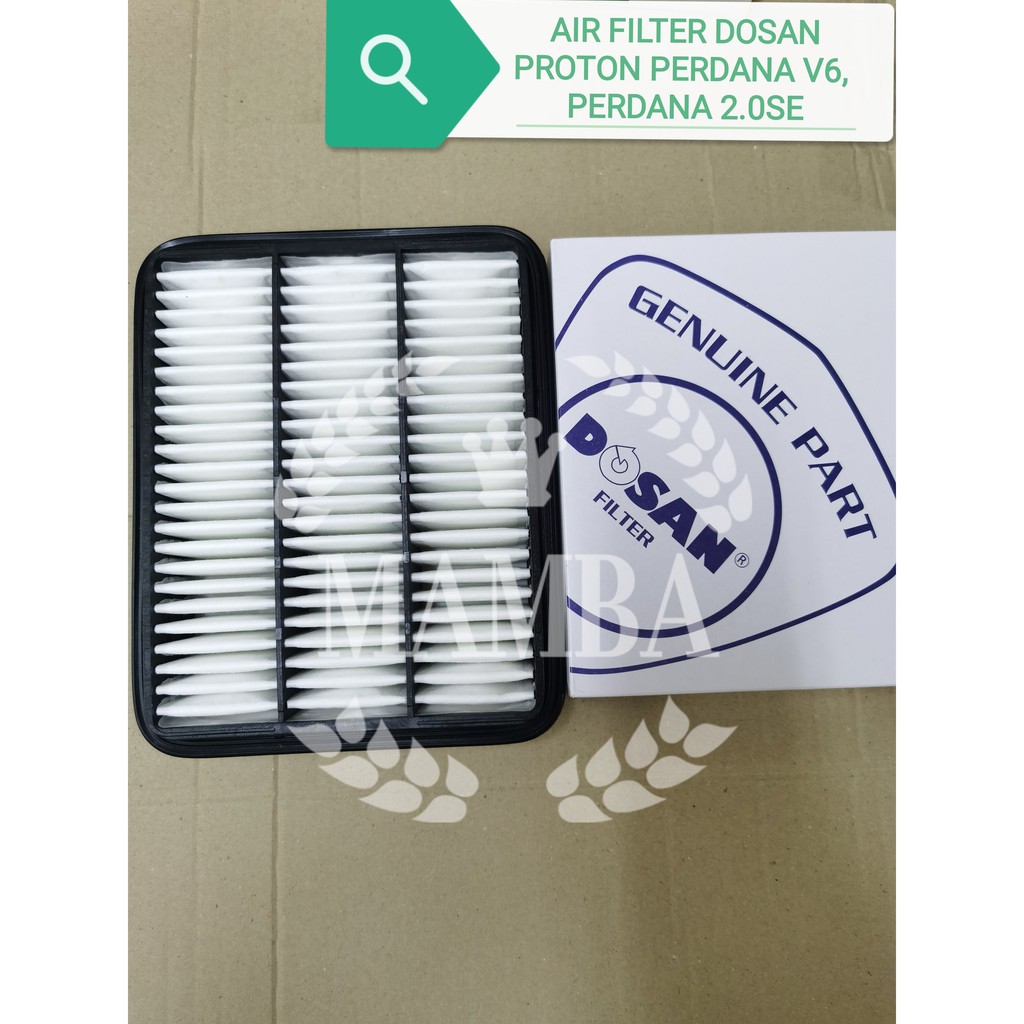 AIR FILTER DOSAN PROTON PERDANA 2.0 SE, PERDANA V6 [MB906052] | Shopee ...