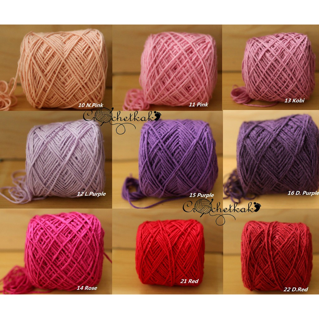 [Ready to Ship-Malaysia] Woolly Acrylic Yarn A / Benang Kait | Shopee ...