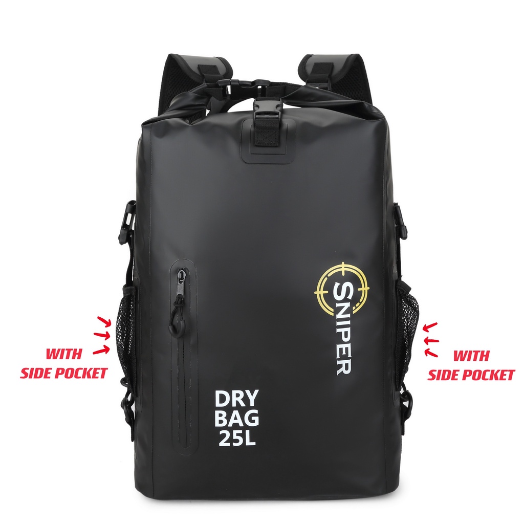 [IPX6] SP024) HIGH QUALITY LARGE 25L SNIPER WATERPROOF BACKPACK DRY BAG ...
