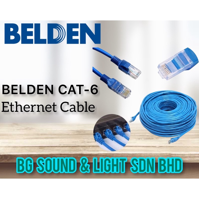 [BELDEN CAT-6] Ethernet Cable | Shopee Malaysia