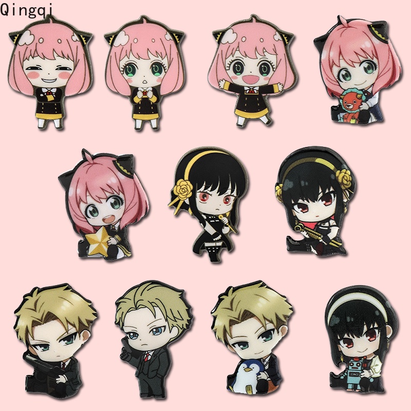 Anime Spy X Family Badge Brooch Pin Cospaly Loid Anya Yor Acrylic Lapel ...