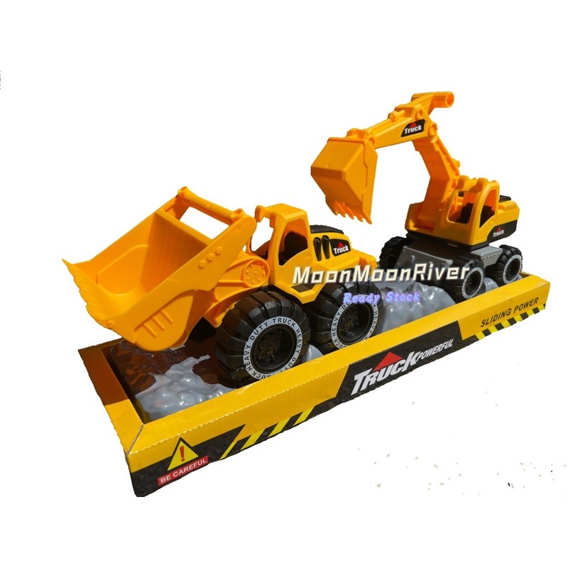🚜Ready Stock 🚜 JCB bulldozer Excavators Construction Engineering Lorry ...
