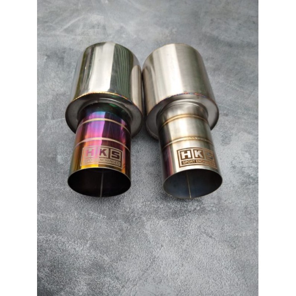 Hks car exhaust, short type, loud bass sound, hks car racing exhaust ...