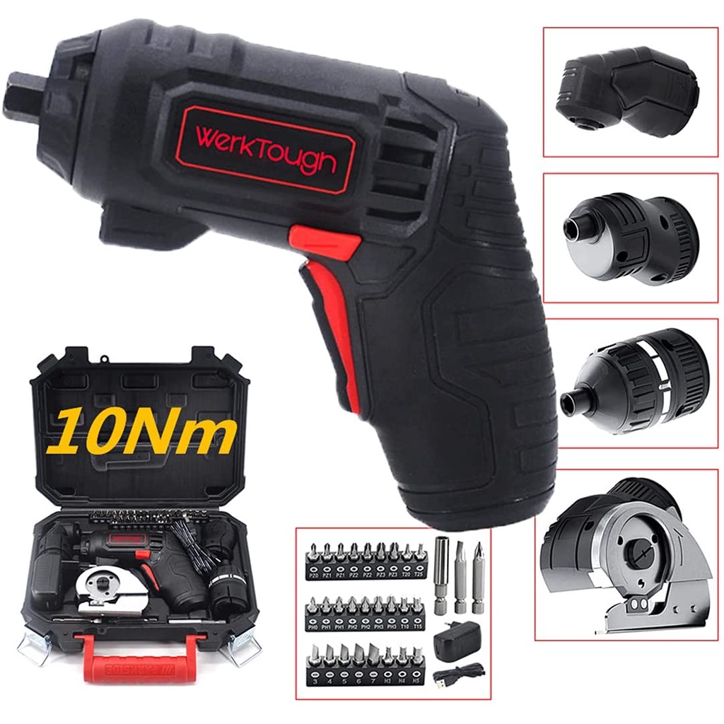 [Ready Stock] Werktough Multi Tools Cordless Screwdriver 4V Drill ...